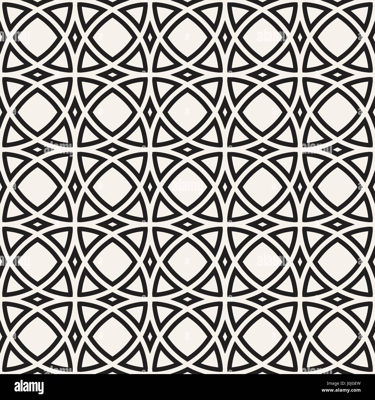 Vector Seamless Line Grid Pattern. Abstract Geometric Background Design ...