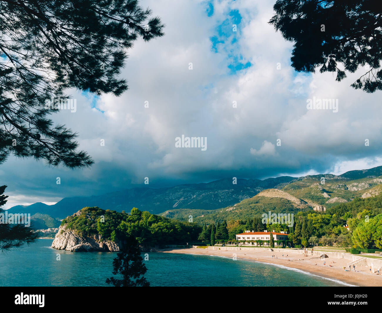 The Villa Milocer is one of the most beautiful resorts of the Budva ...