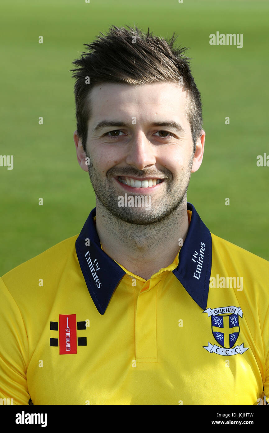 Mark Wood, Durham Stock Photo - Alamy