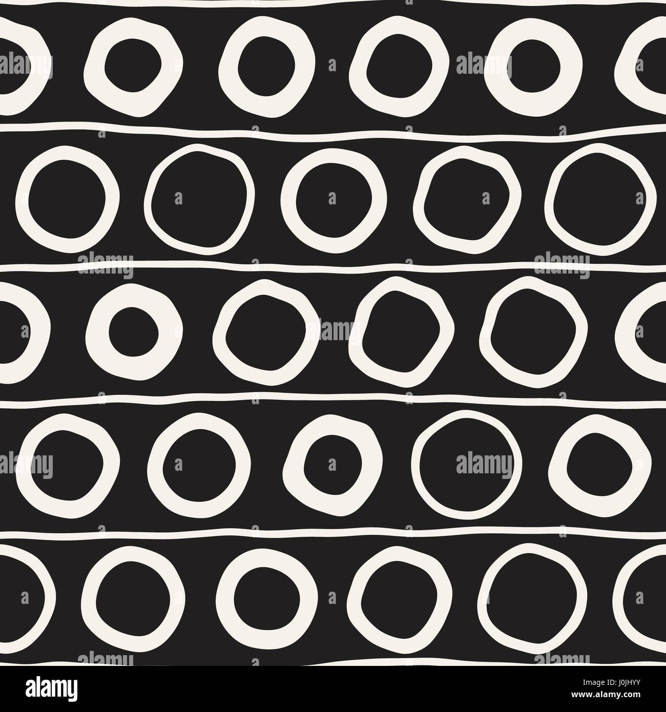 Vector Seamless Childlike Pattern. Abstract Background With Brush Lines ...