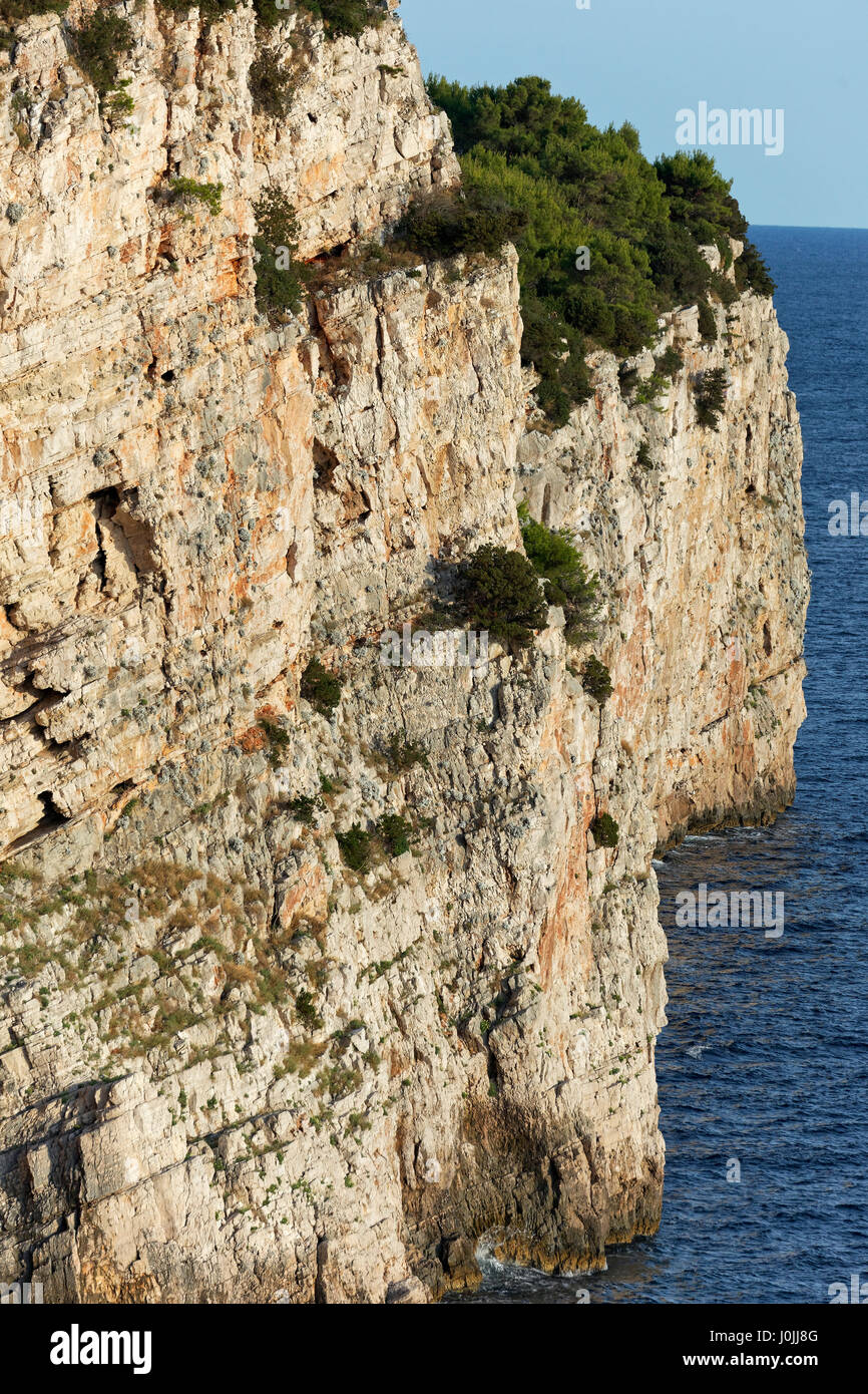 Cliffs in Telašćica Nature Park, Adriatic Sea, Croatia Stock Photo - Alamy
