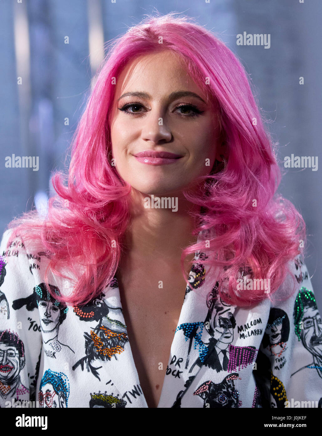 Pixie Lott during a BUILD Series LDN event at the Capper Street Studio ...