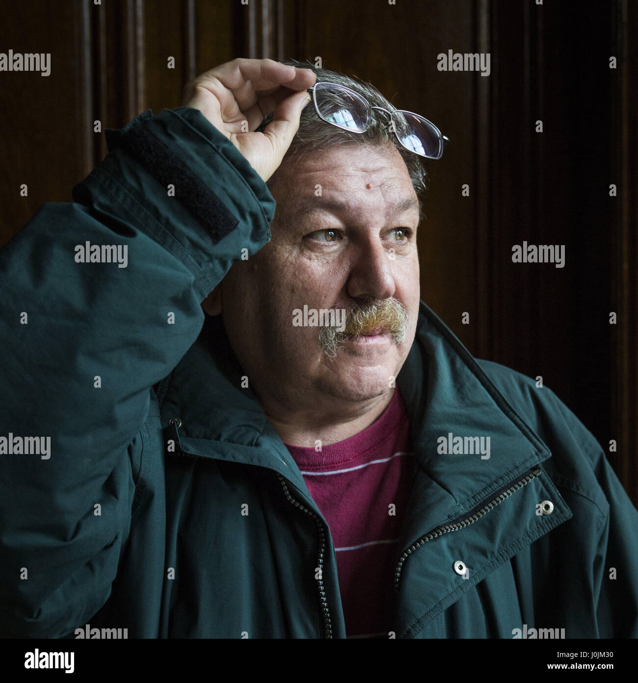 Portrait of Paco Ignacio Taibo II (aka Francisco Ignacio Taibo Mahojo ...