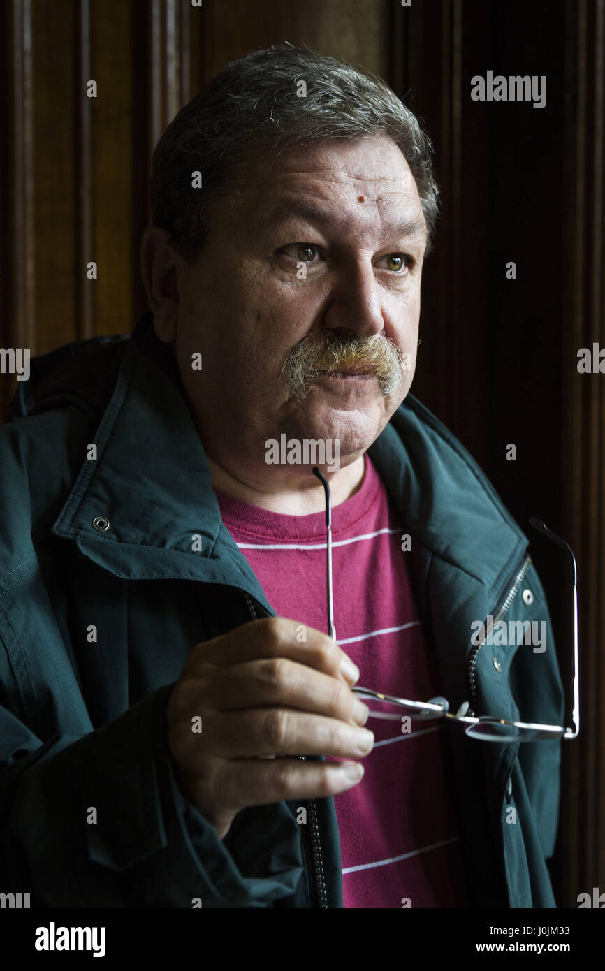 Portrait of Paco Ignacio Taibo II (aka Francisco Ignacio Taibo Mahojo ...