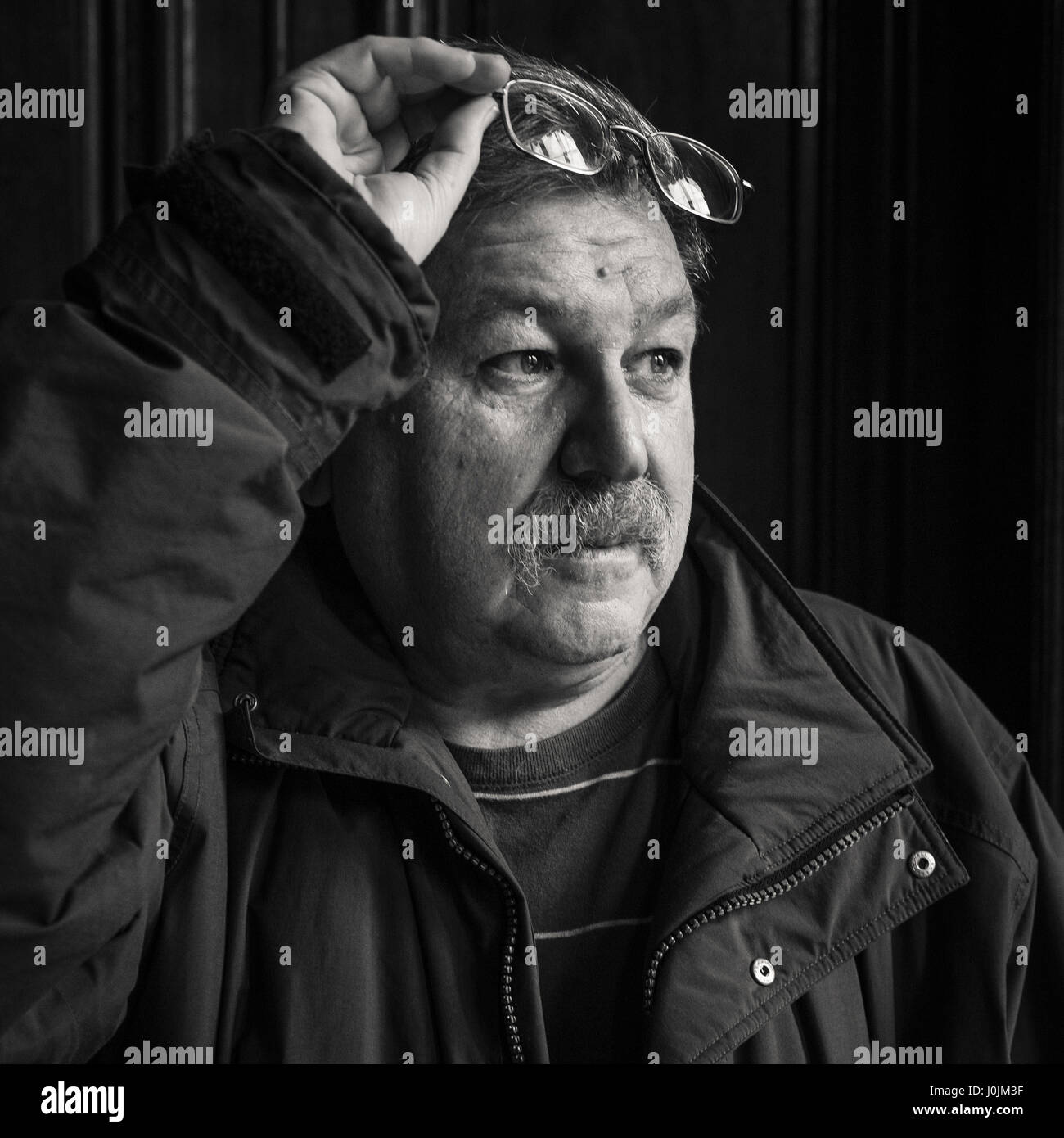 Portrait of Paco Ignacio Taibo II (aka Francisco Ignacio Taibo Mahojo ...