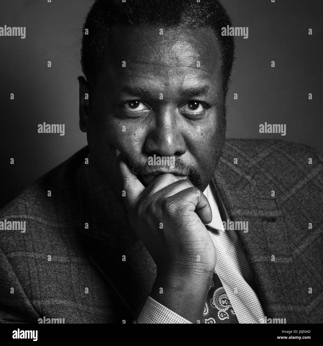 Portrait of Wendell Pierce (actor) 23/10/2016 ©Philippe Matsas Stock ...