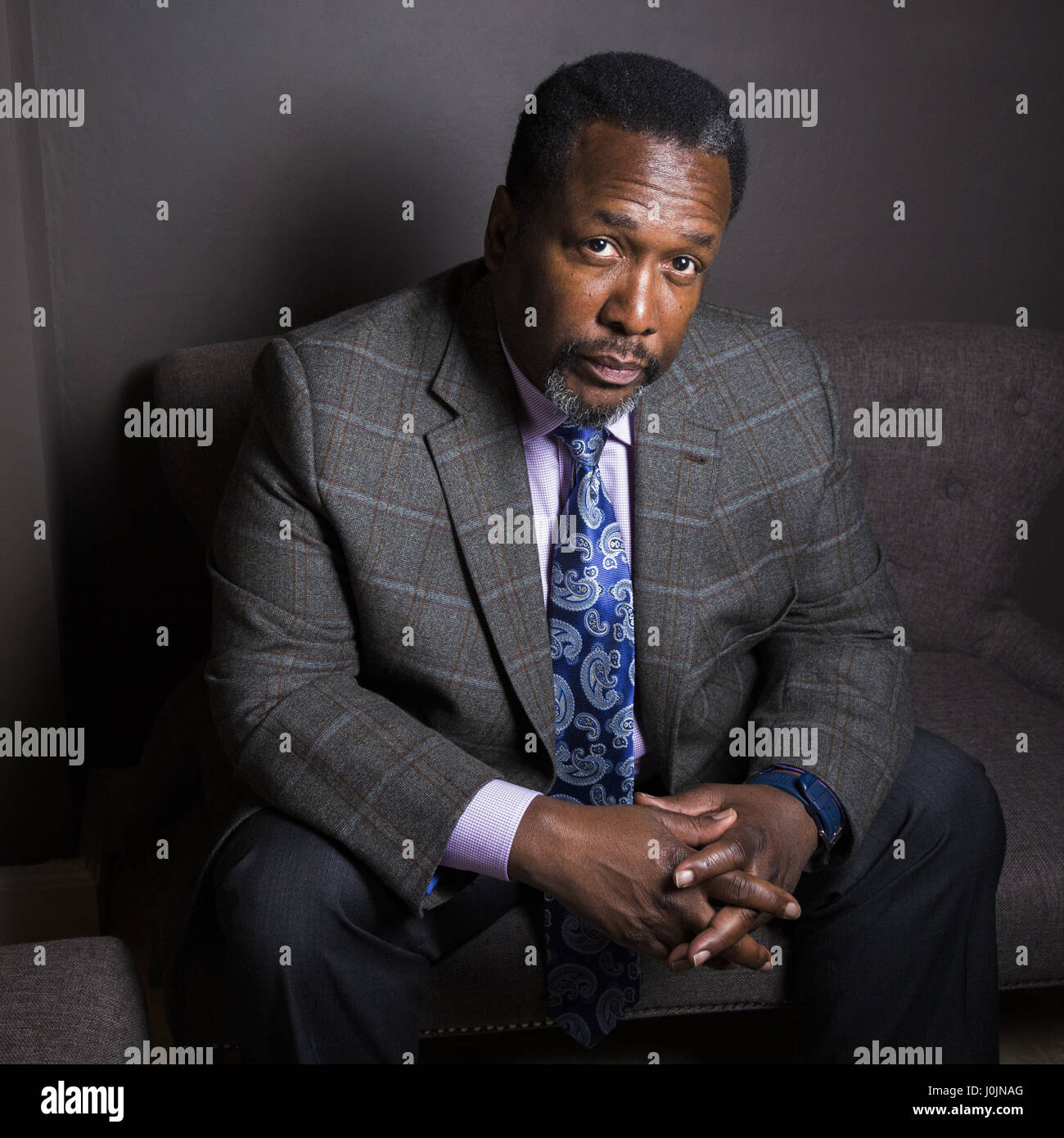 Portrait of Wendell Pierce (actor) 23/10/2016 ©Philippe Matsas Stock ...