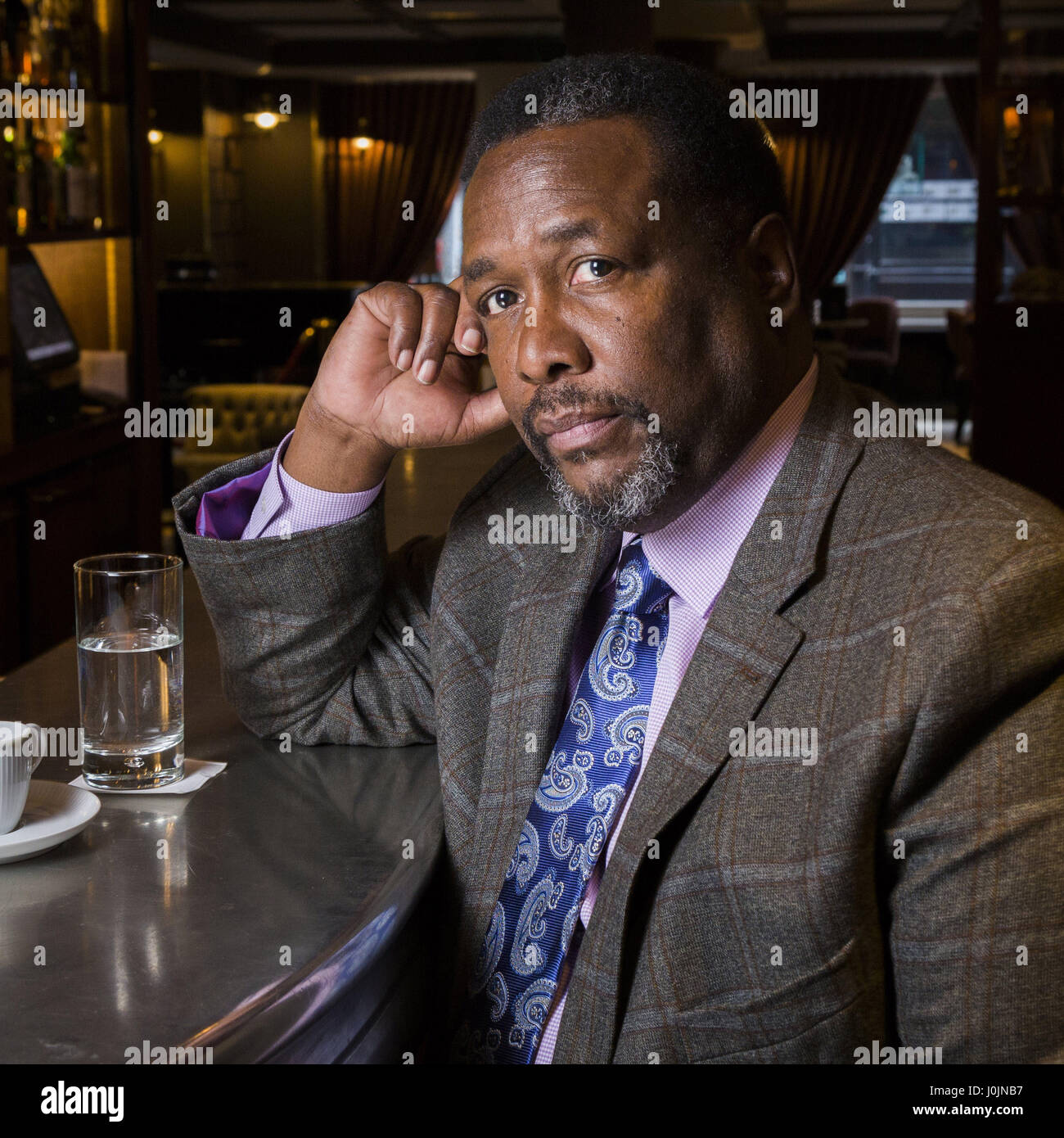 Portrait of Wendell Pierce (actor) 23/10/2016 ©Philippe Matsas Stock ...