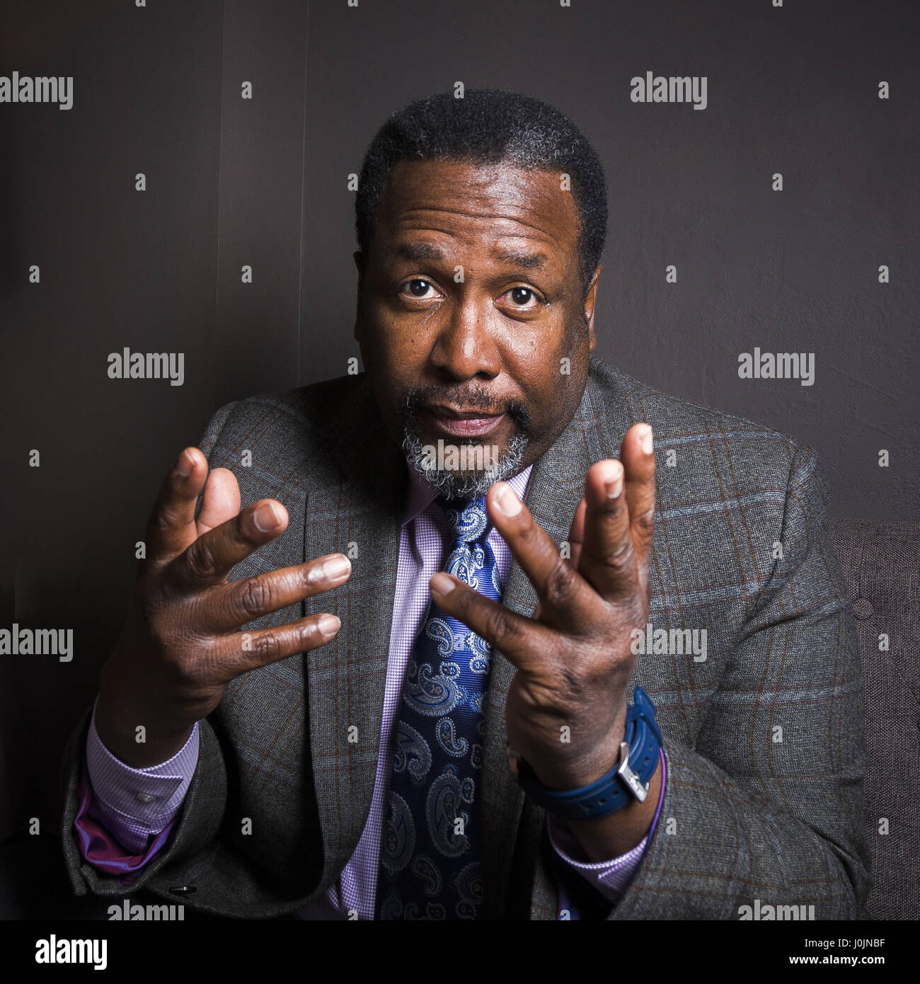 Portrait of Wendell Pierce (actor) 23/10/2016 ©Philippe Matsas Stock ...