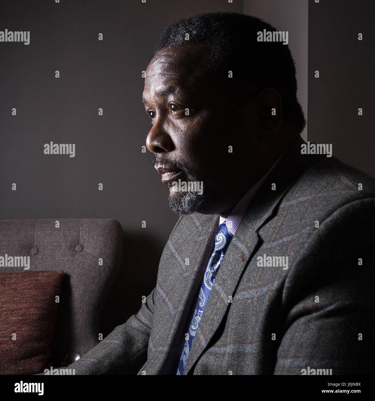 Portrait of Wendell Pierce (actor) 23/10/2016 ©Philippe Matsas Stock ...