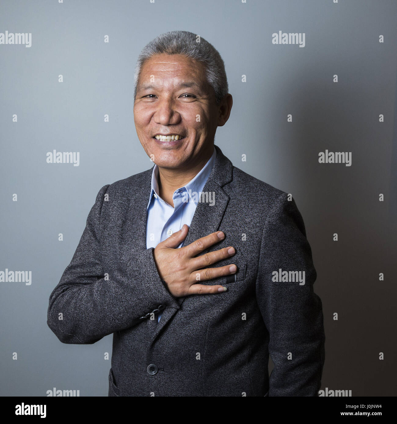 Portrait of Thupten Jinpa (Geshe Thupten Jinpa) (Thupten Jinpa Langri ...