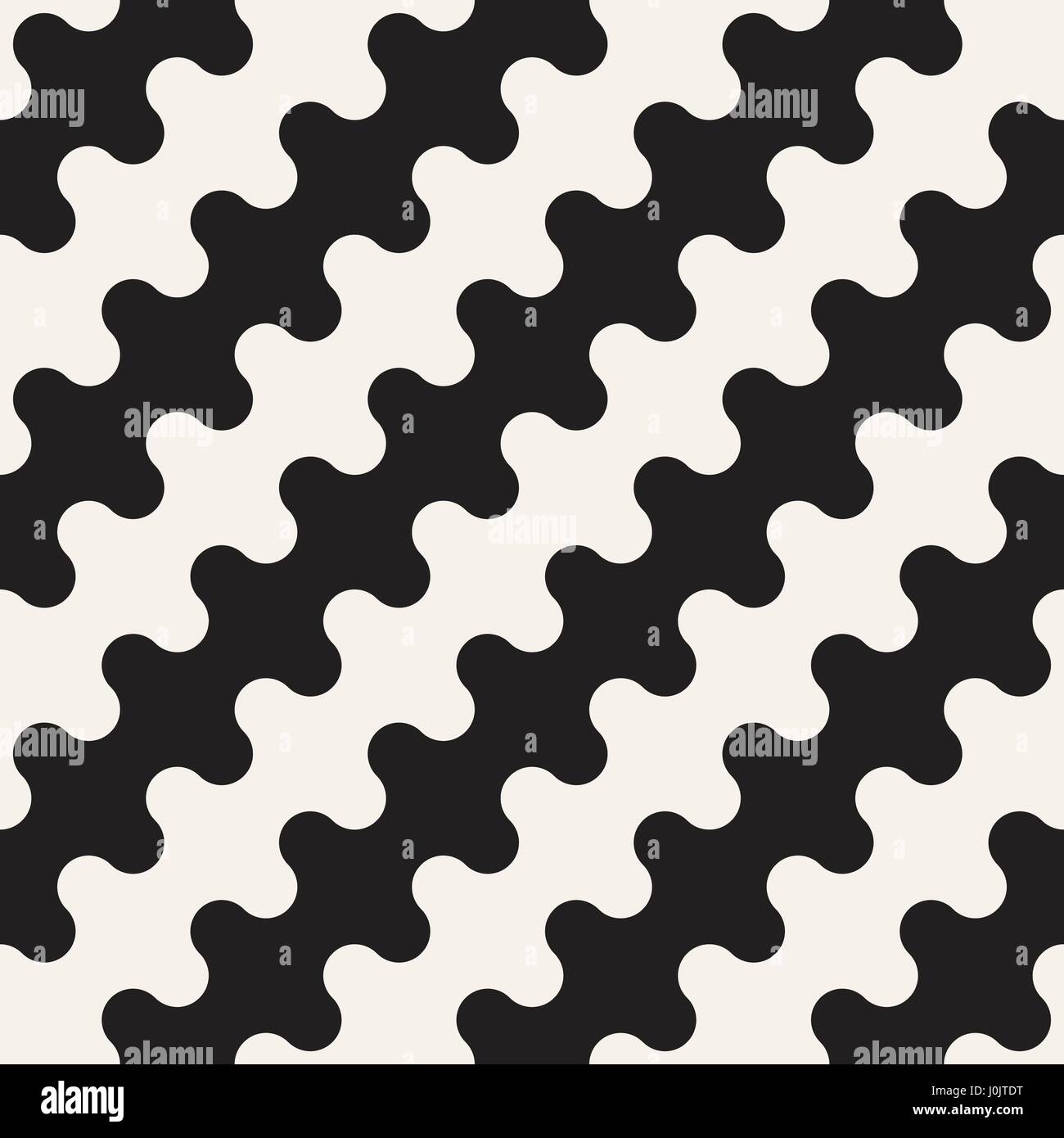 Seamless wavy lines pattern. Repeating vector texture. Stylish stripes ...