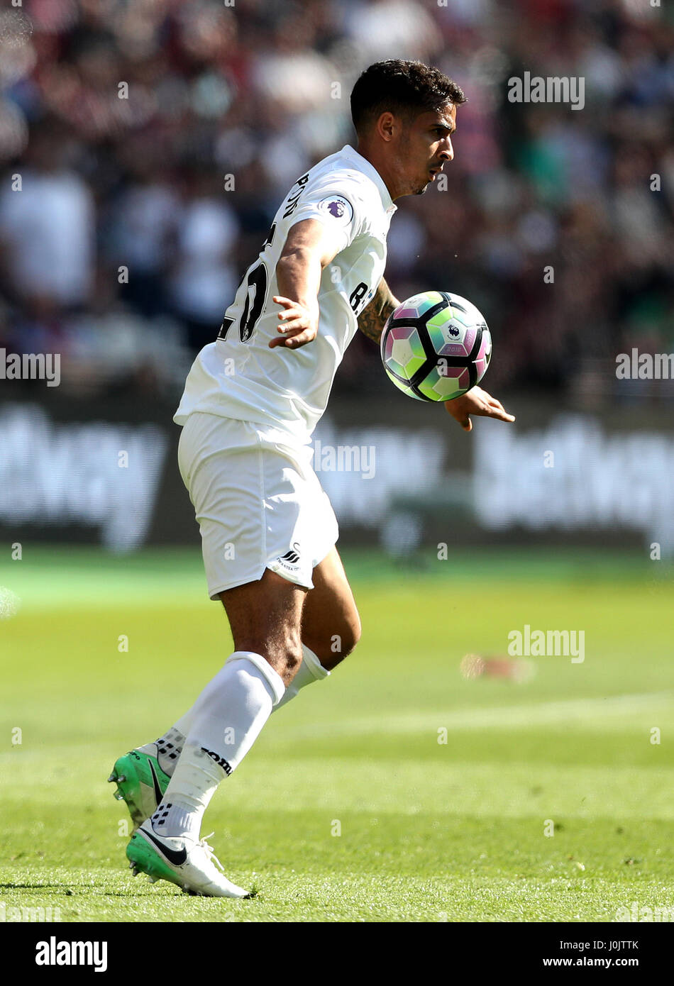 Swansea City's Kyle Naughton Stock Photo - Alamy