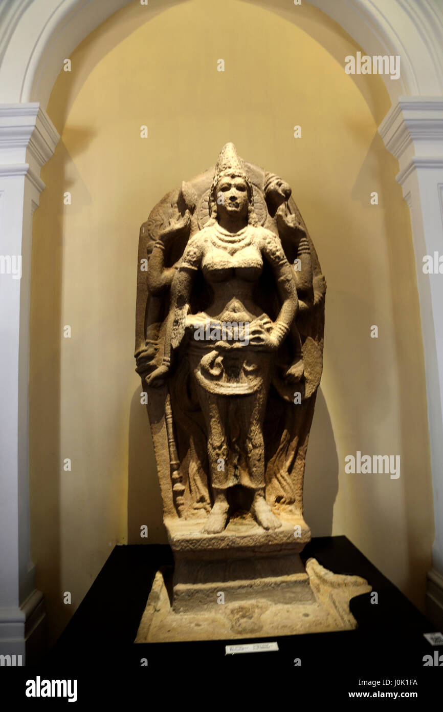 Colombo Sri Lanka National Museum Statue Of Goddess Stock Photo - Alamy