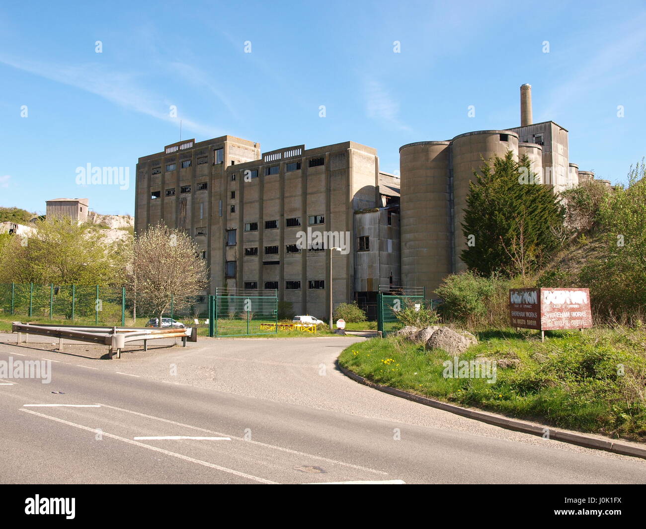 Shoreham cement works Stock Photo - Alamy