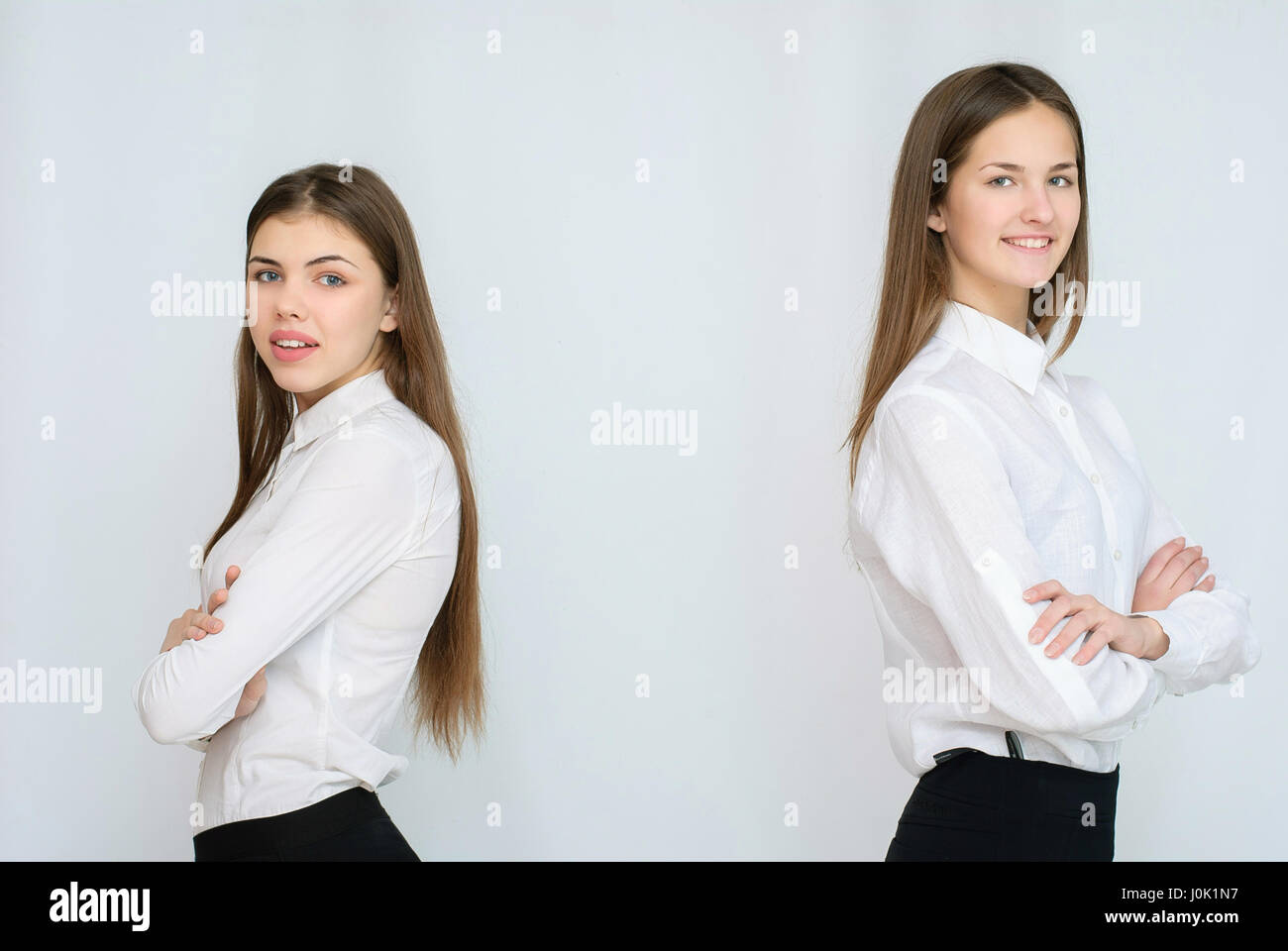 Two models together hi-res stock photography and images - Alamy