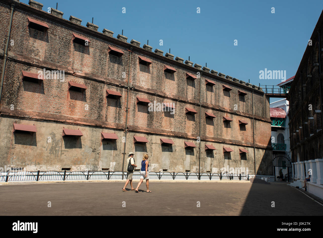 India, South Andaman Island, Port Blair. Infamous Cellular Jail ...