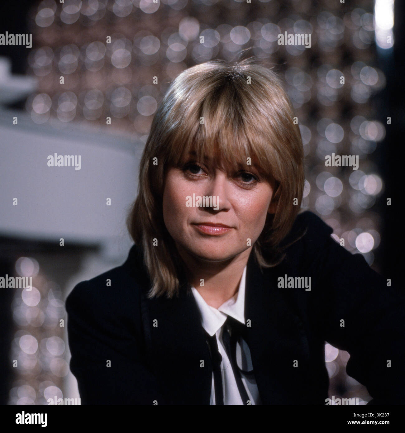Dänische Sängerin und Schauspielerin Gitte Haenning, Deutschland 1980er ...