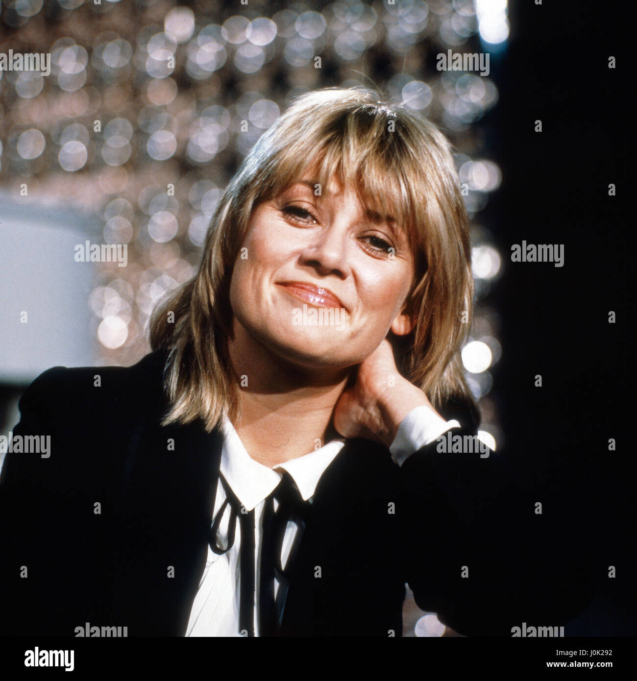 Dänische Sängerin und Schauspielerin Gitte Haenning, Deutschland 1980er ...