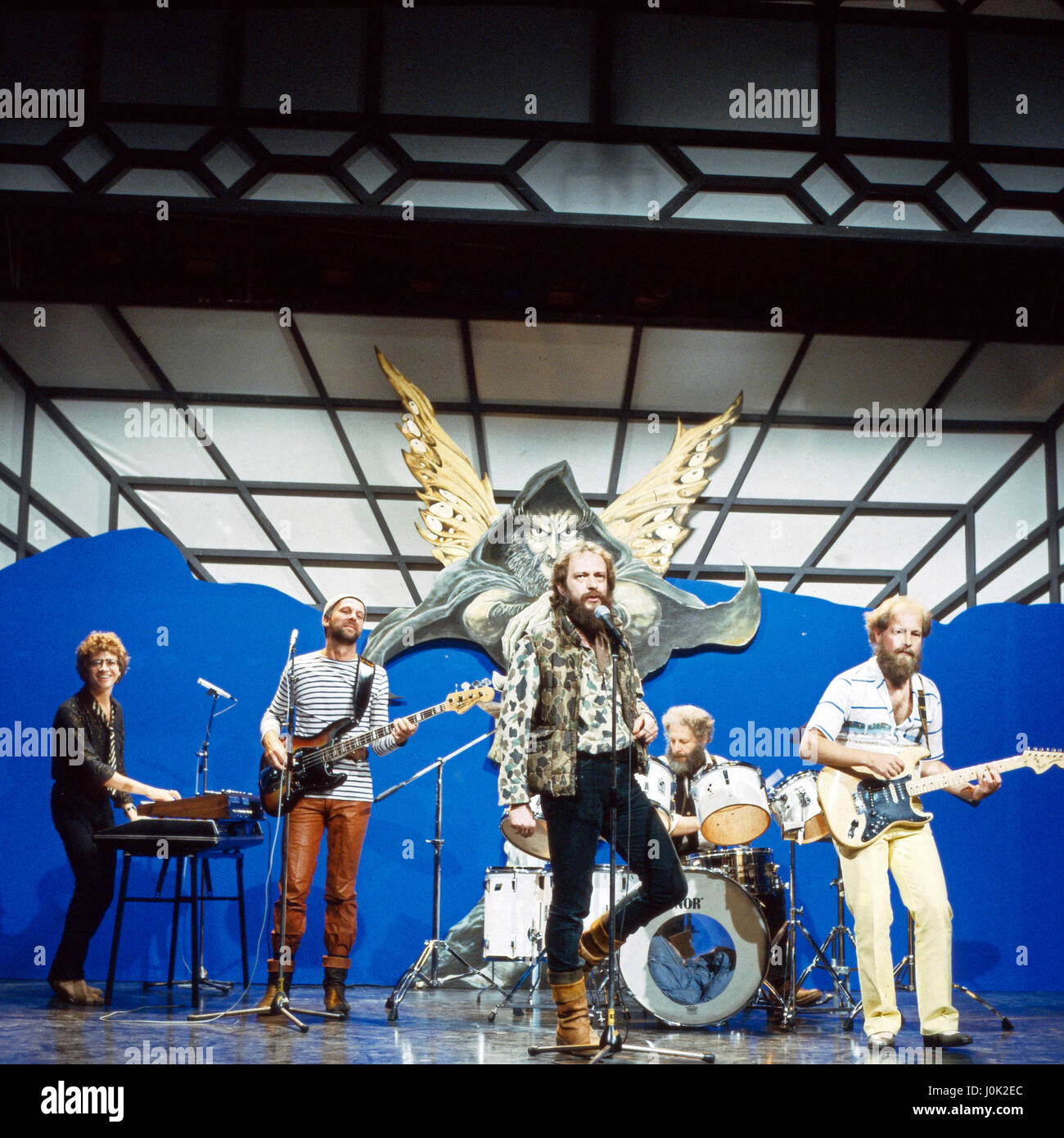 Britische Progressive Rock Band "Jethro Tull" bei einem Auftritt in ...