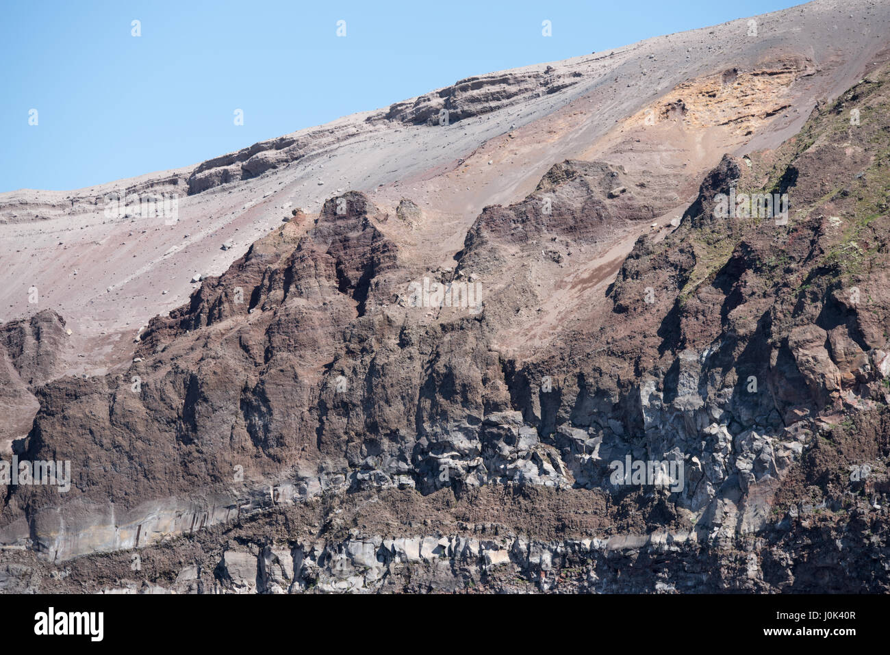 Volcanic rock inside the crater of Vesuvius Stock Photo - Alamy