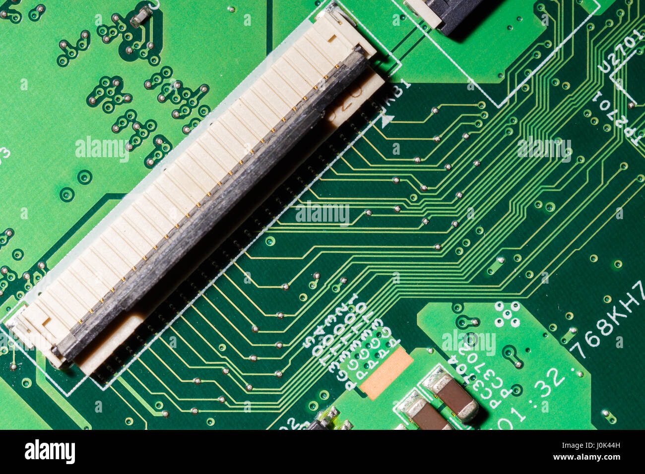Detailed shot of a printed circuit board Stock Photo - Alamy