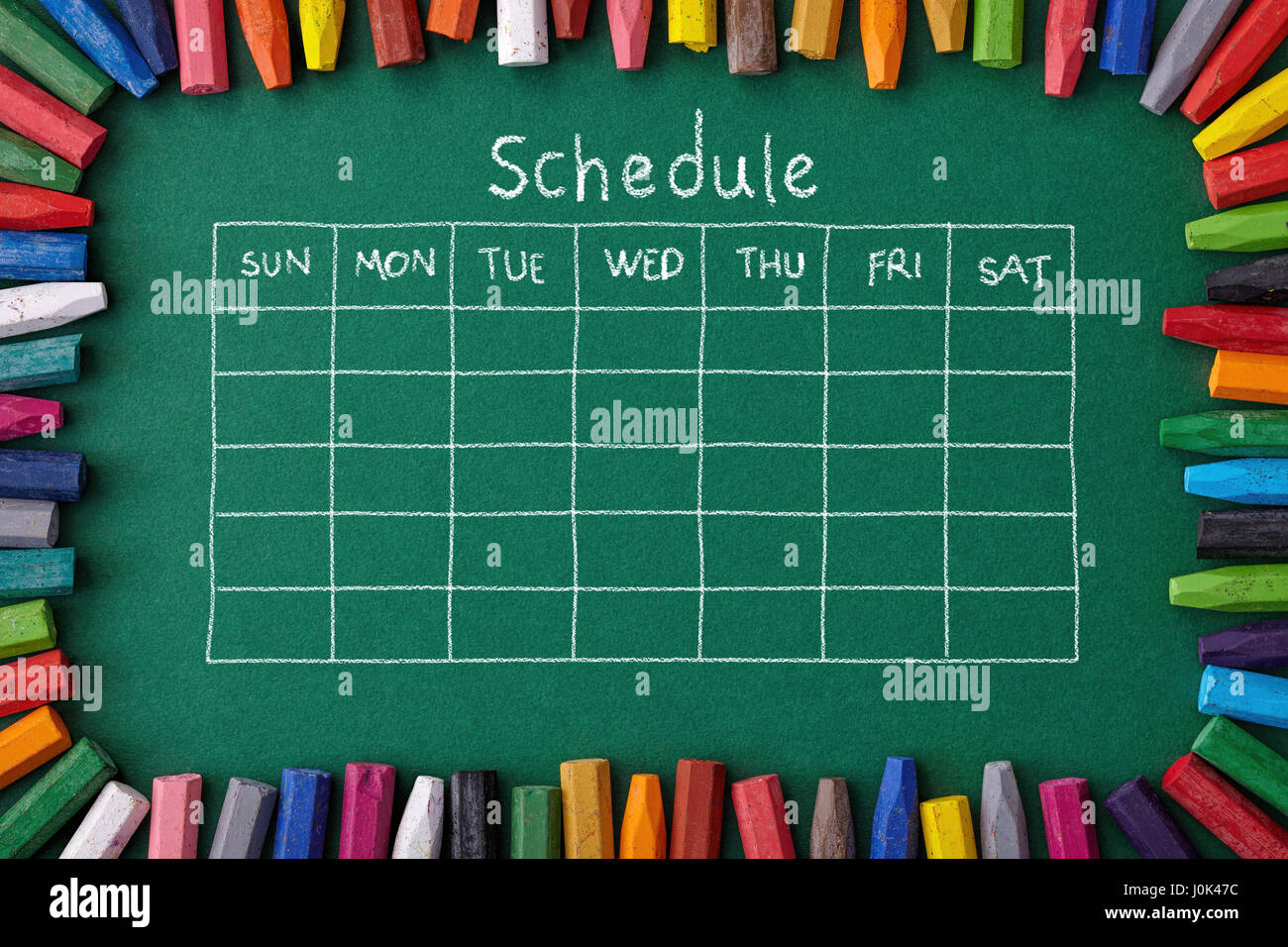 Activity schedule hi-res stock photography and images - Alamy