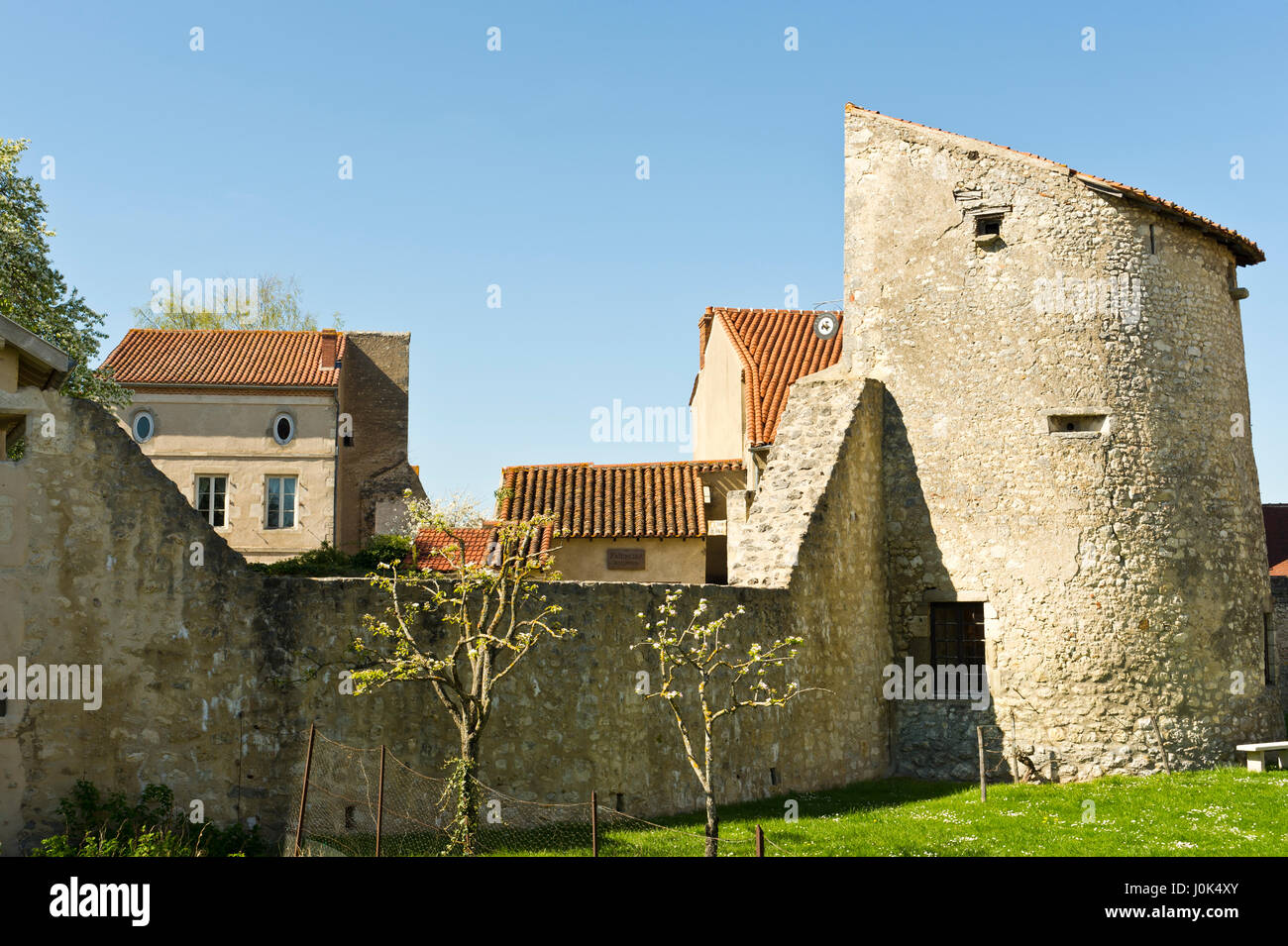 Old buildings, Charroux, Allier, Auvergne, France Stock Photo - Alamy