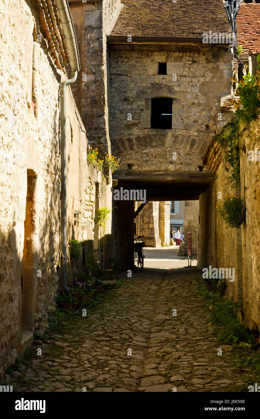 Old buildings, Charroux, Allier, Auvergne, France Stock Photo - Alamy