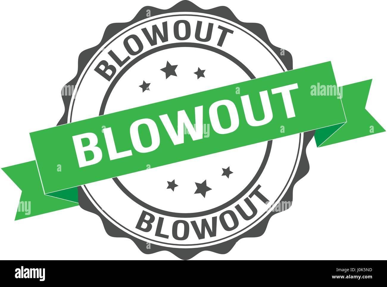 Blowout stamp illustration Stock Vector Image & Art - Alamy