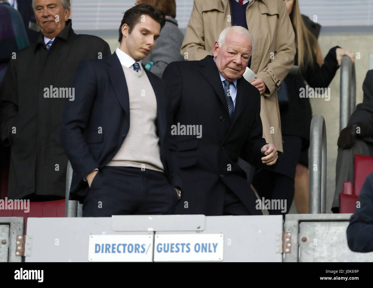 Dave Whelan with Grandson and Wigan Athletic Chairman David Sharpe ...