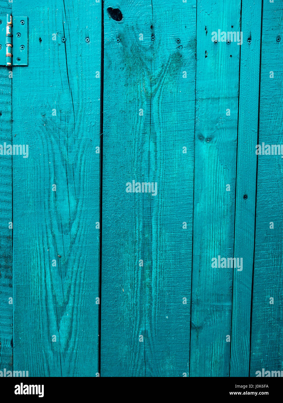 Old blue doors. Wood texture. Texture of metal. Old shabby, irradiated ...
