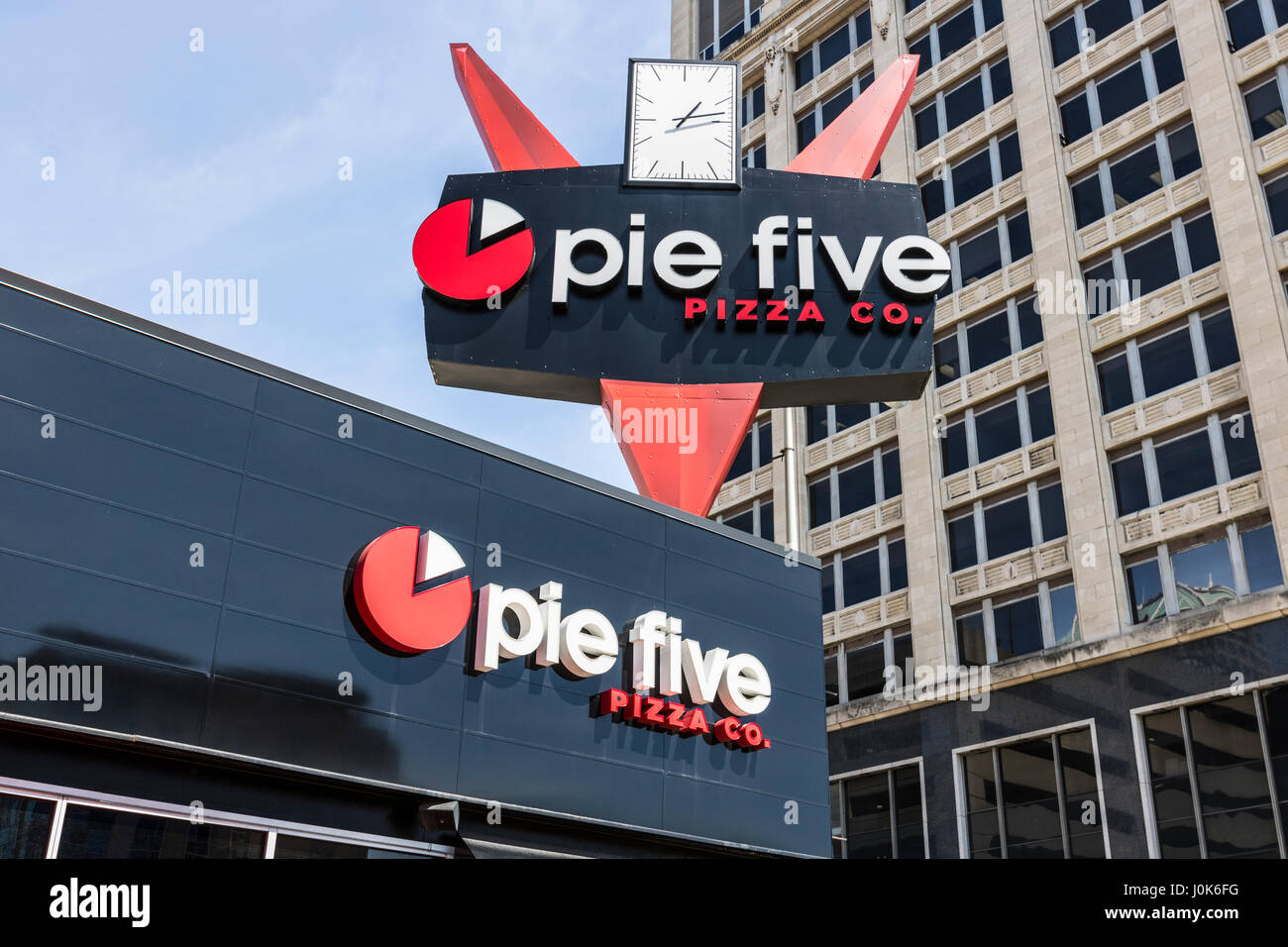 Indianapolis - Circa April 2017: Pie Five Pizza Co. Fast Casual ...
