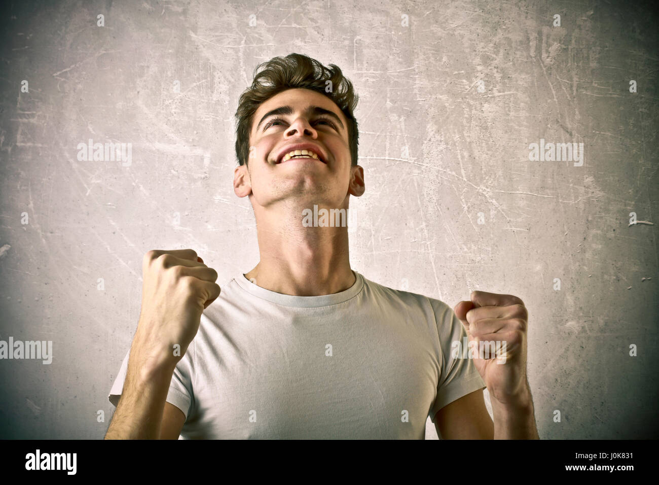 Victorious youth hi-res stock photography and images - Alamy