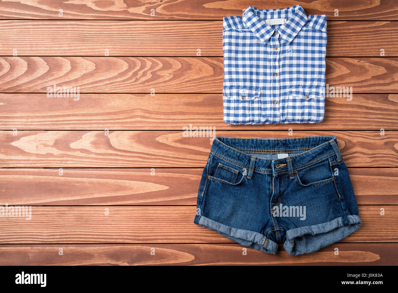 Clothes top view hi-res stock photography and images - Alamy