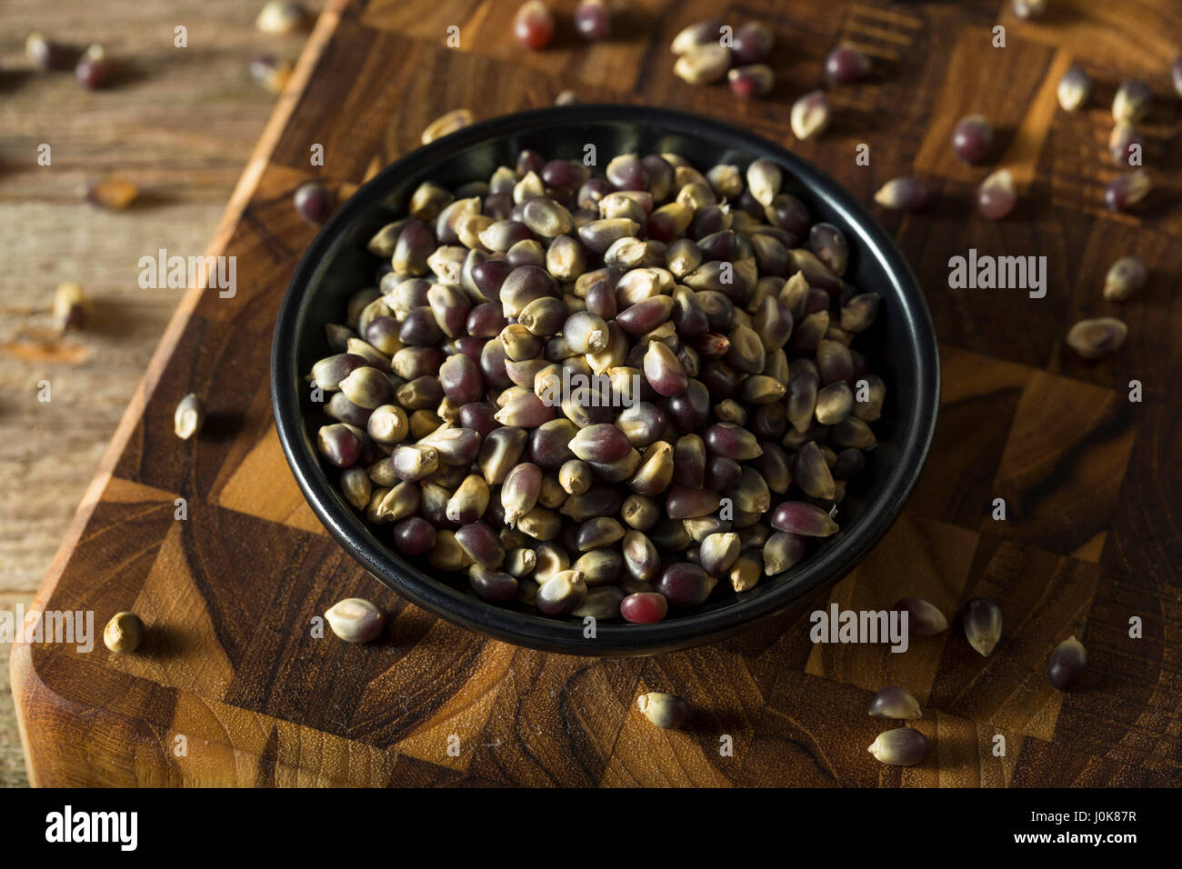 Organic dried blue corn kernels hi-res stock photography and images - Alamy