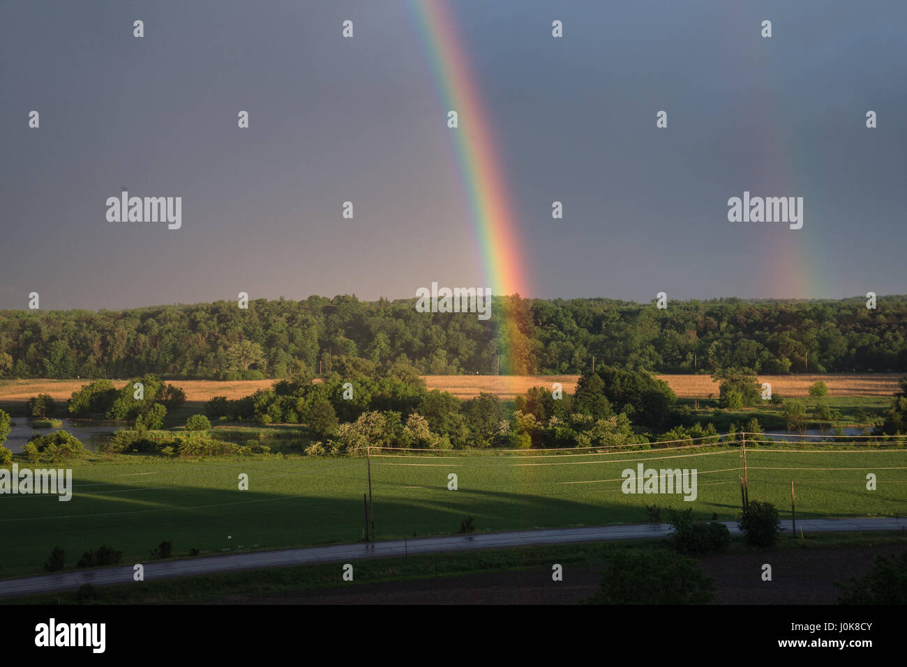 End of the rainbow Stock Photo - Alamy