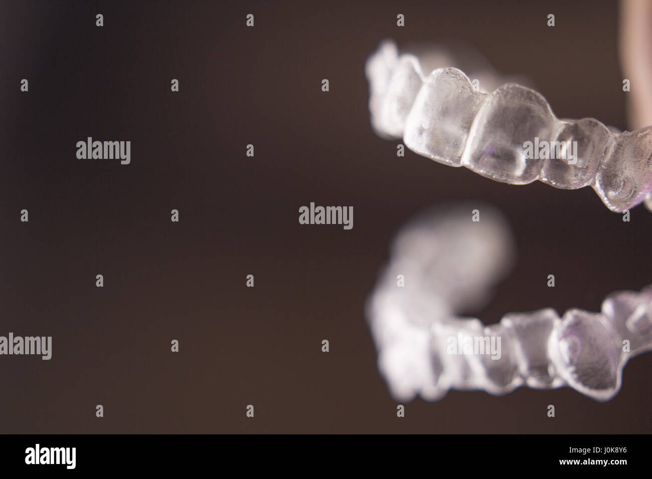 Denture invisible teeth aligner Stock Photo - Alamy