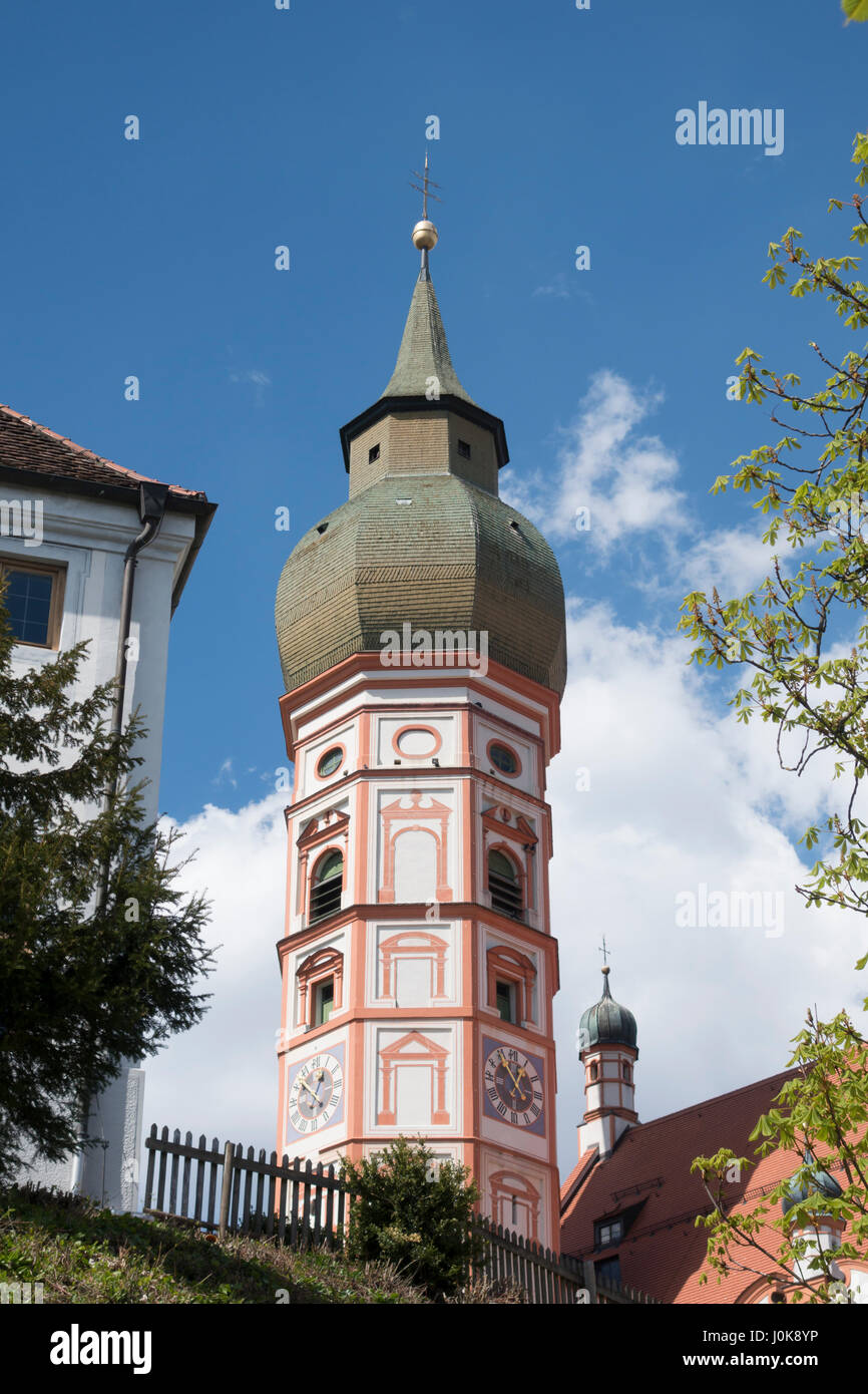 Wallfahrtskirche Monastery Andechs, Bavaria, Germany Stock Photo - Alamy