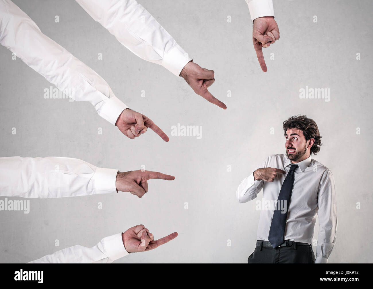 Blaming male portrait hi-res stock photography and images - Alamy