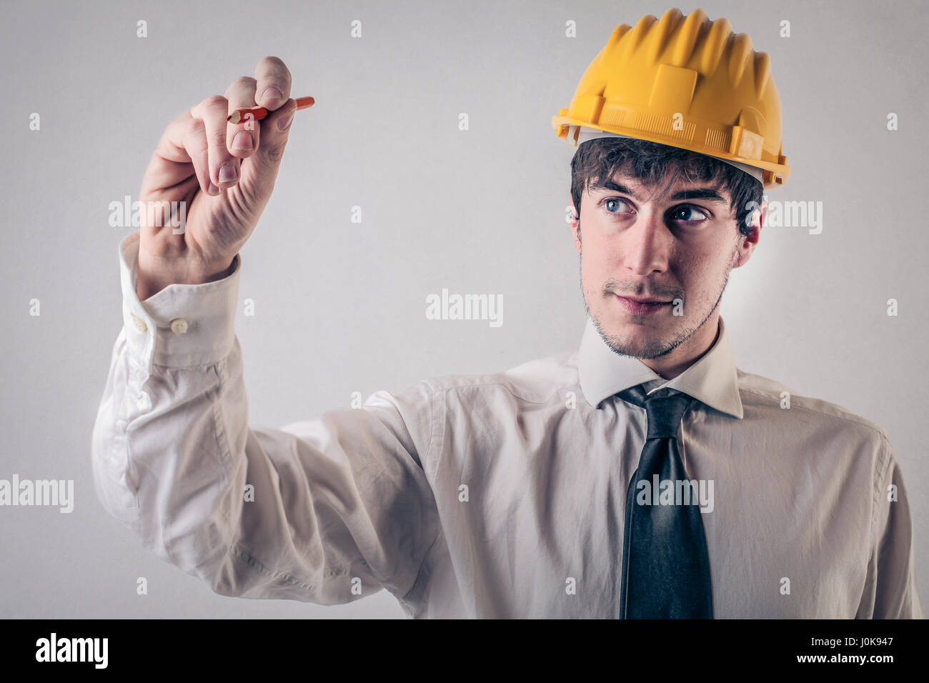 Architect man designing Stock Photo - Alamy