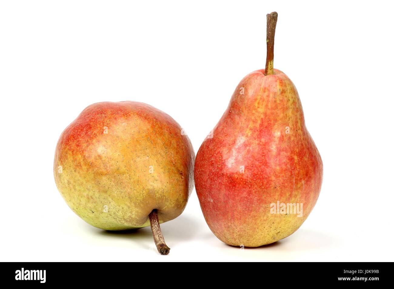 pears (variety Red Bartlett) isolated on white background Stock Photo ...