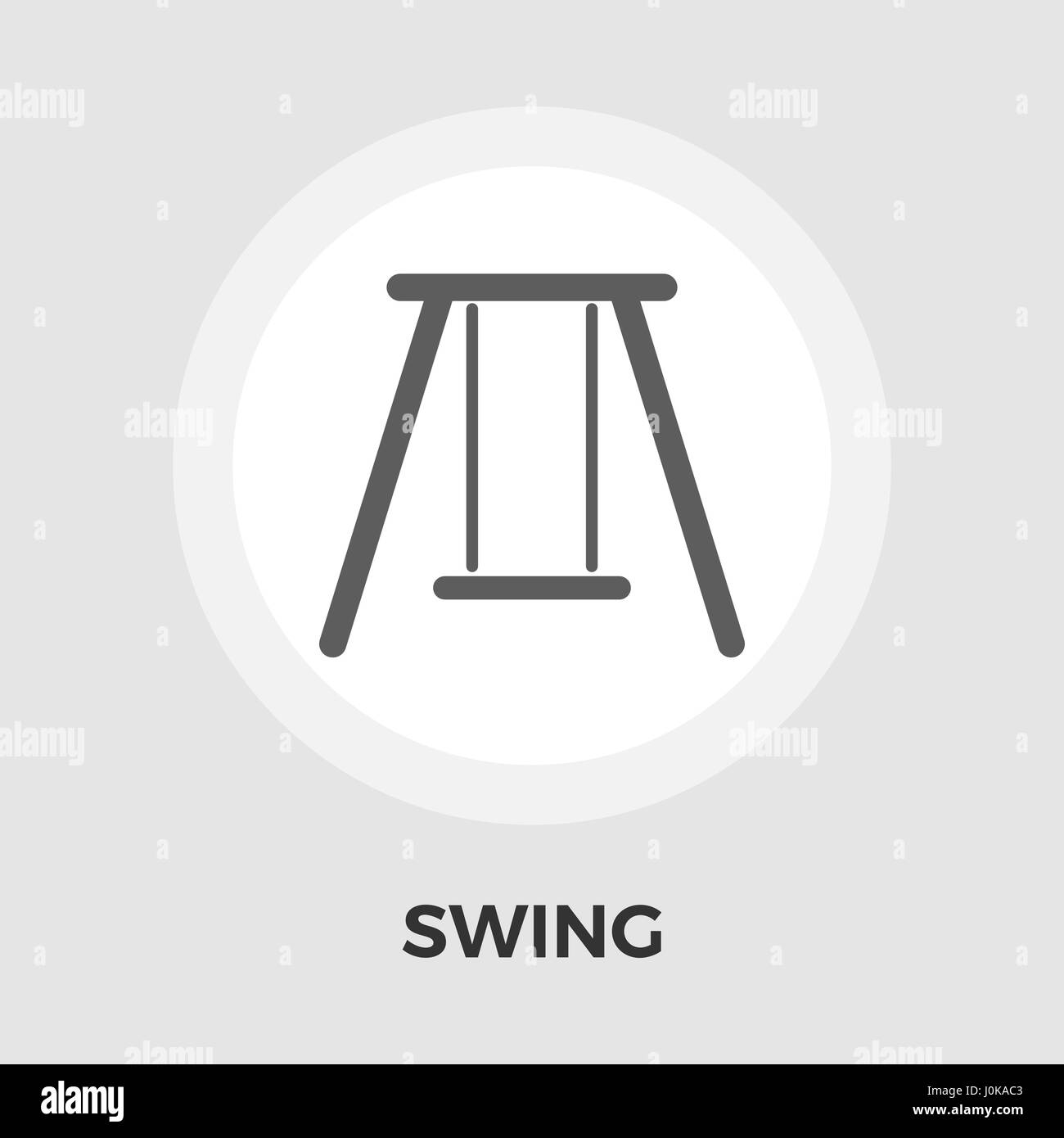 Swing vector flat icon Stock Vector Image & Art - Alamy