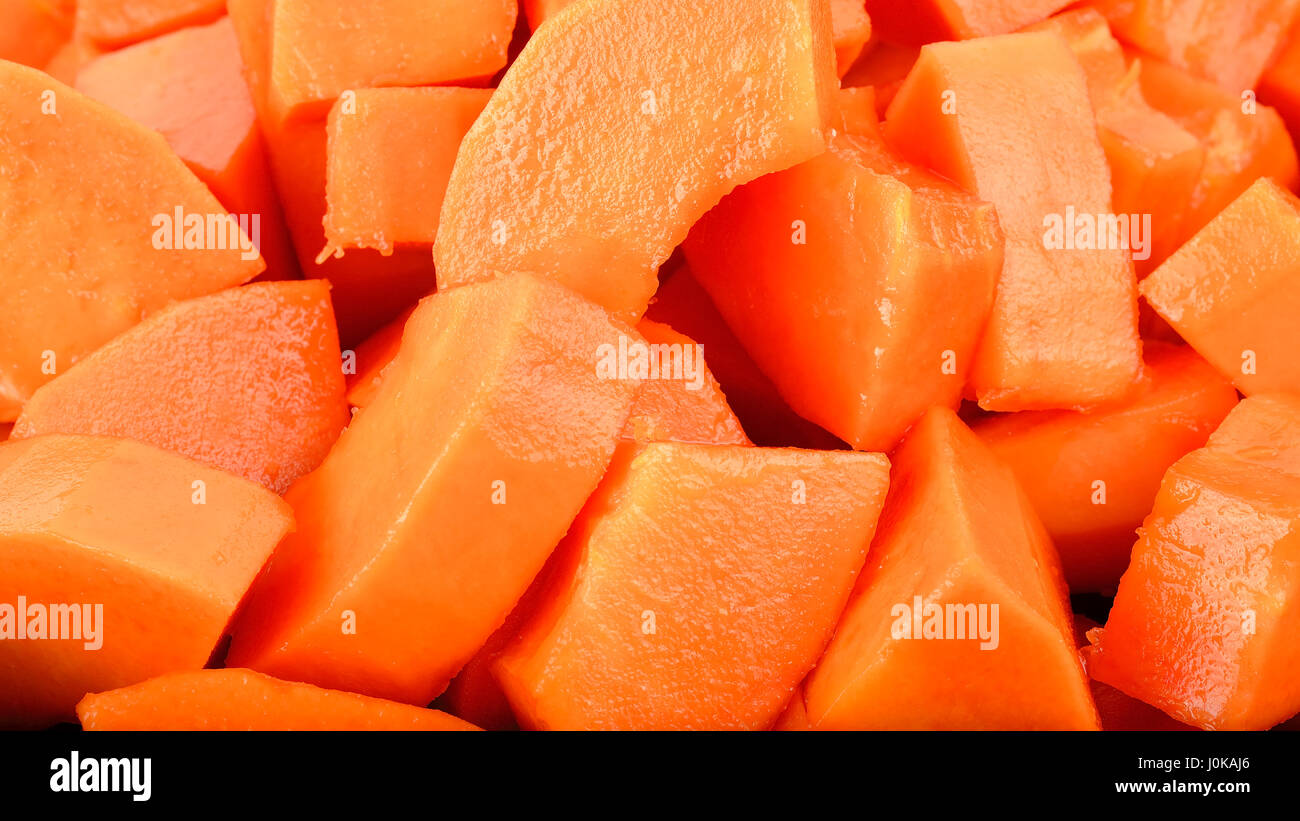 Close up ripe papaya fruit background texture Stock Photo - Alamy