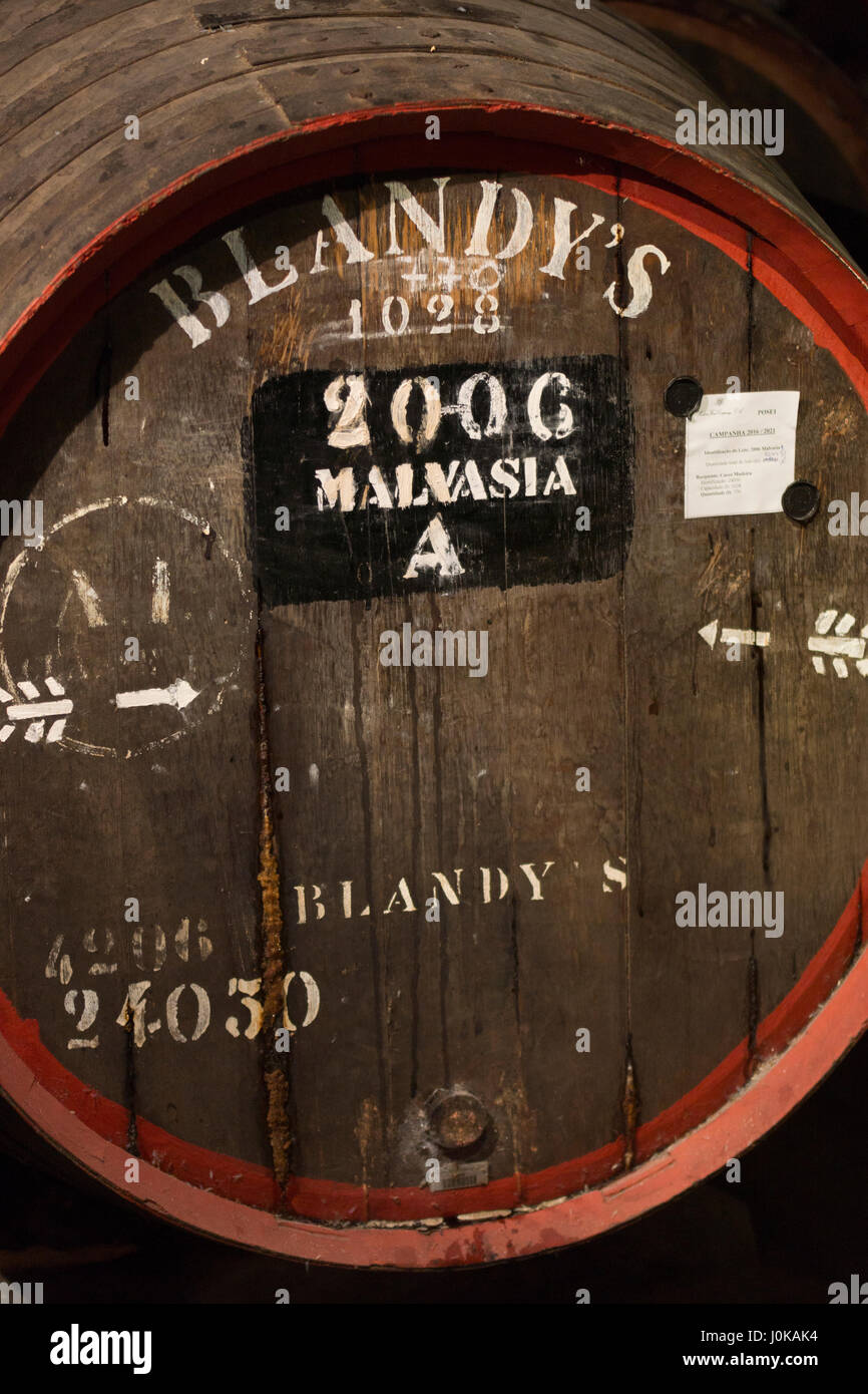 Madeiran wine in oak casks aging by the "Canteiro" method - warming in ...