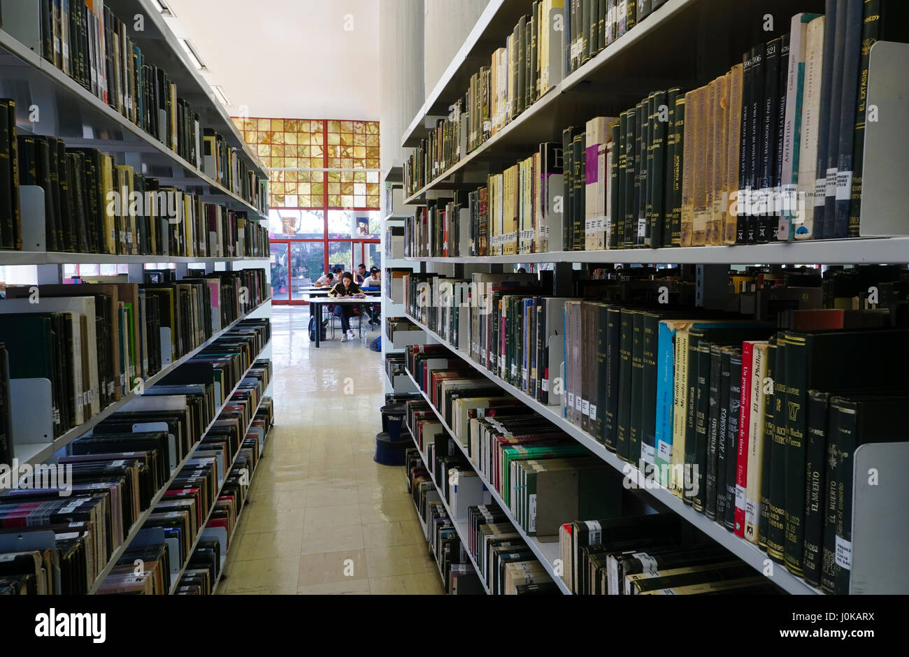 The Central Library of UNAM university, Mexico City, Mexico Stock Photo ...