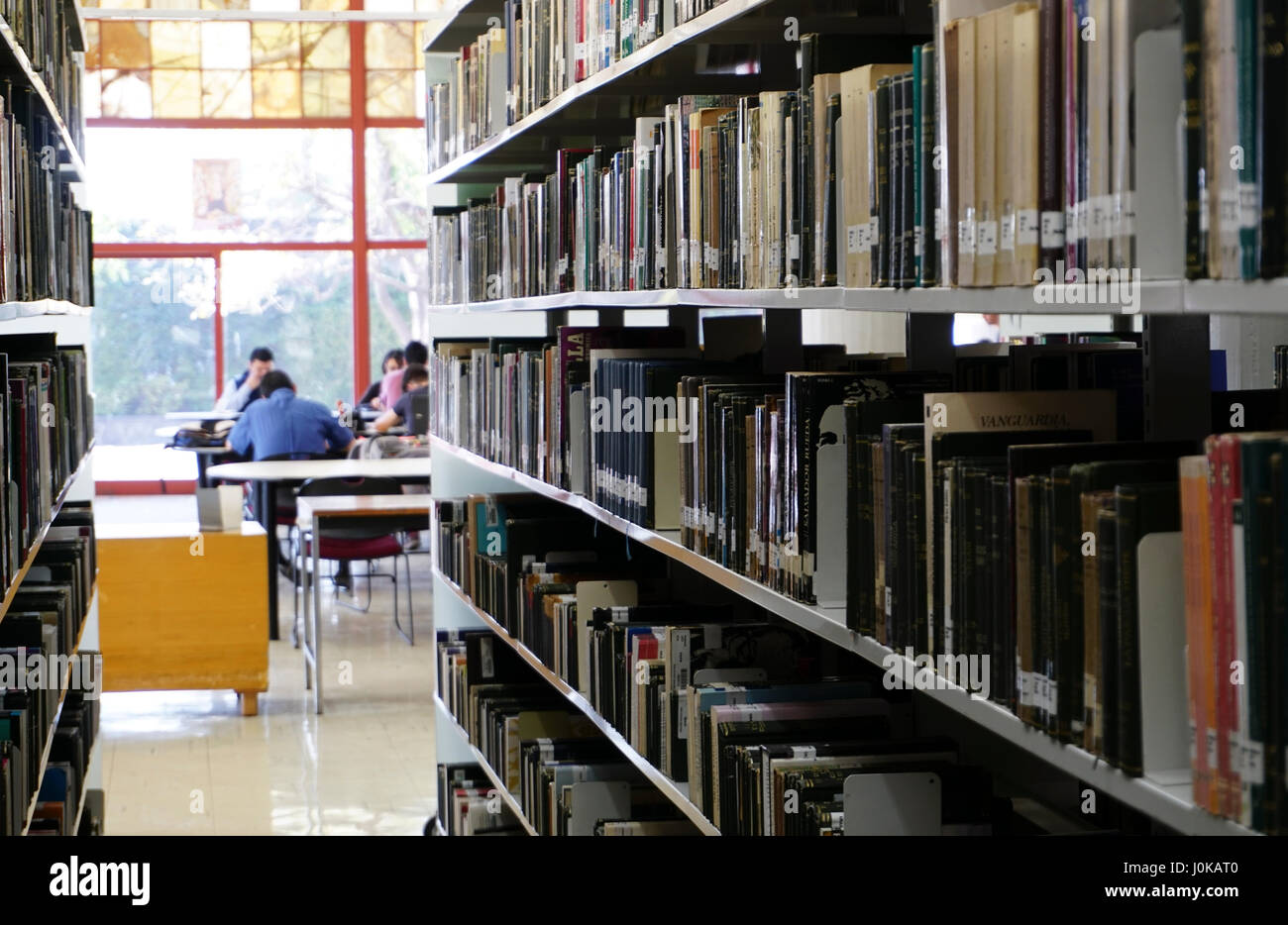 The Central Library of UNAM university, Mexico City, Mexico Stock Photo ...