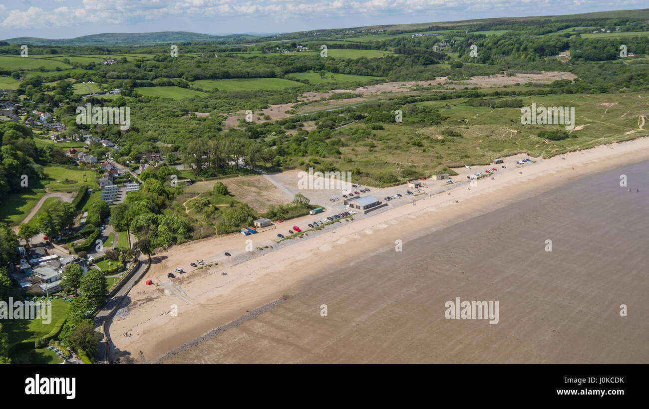 Oxwich Bay on the Gower Peninsular, Wales Stock Photo - Alamy