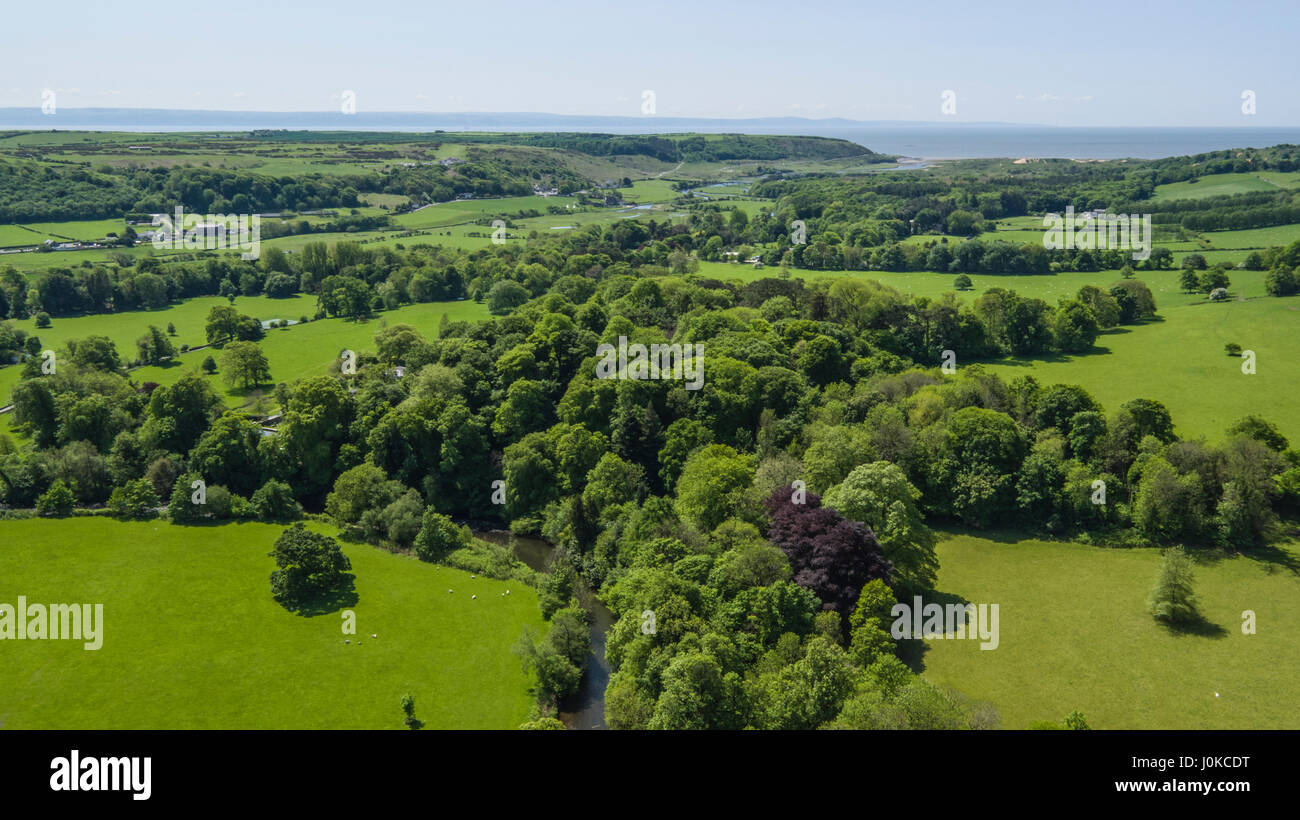 Ogmore by sea drone hi-res stock photography and images - Alamy