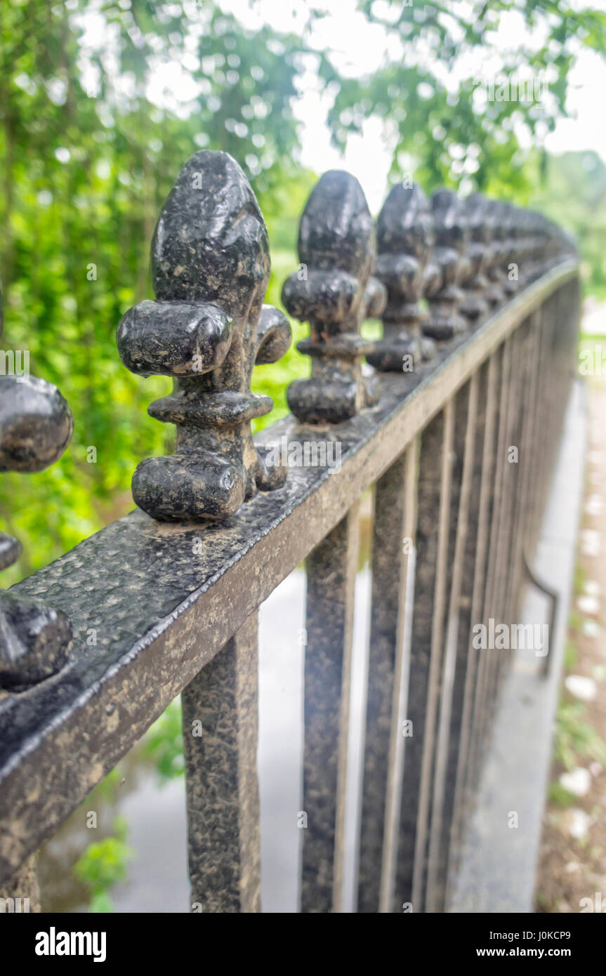 Abstract Railingt Yorkshire Sculpture Park, Wakefield (YSP Stock Photo ...